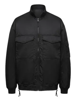 Comme Des Garçons Zip-up Pocket-detail Jacket - Black