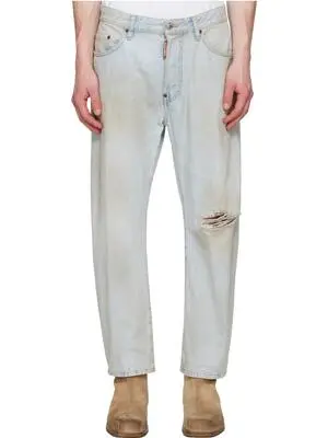 Dsquared2 Distressed Denim Jeans - Gray