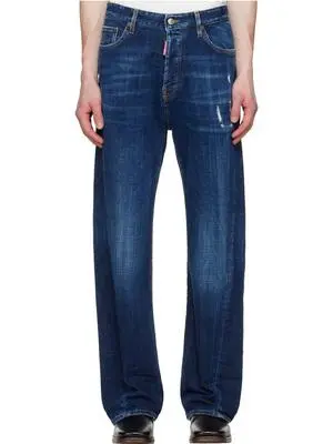 Dsquared2 Belt Loop Jeans - Blue
