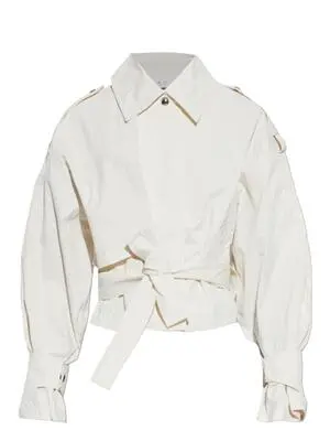 IRO PARIS Long-sleeved Casual Jacket - Off White