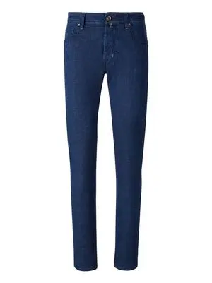 Jacob Cohen Belt Loop Jeans - Dark Blue