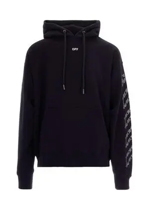 Off-White Chain Arrow Skate Hoodie - Black