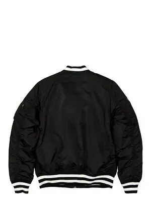 New Era Alpha Industries X New York Yankees Ma-1 Bomber Jacket - Black