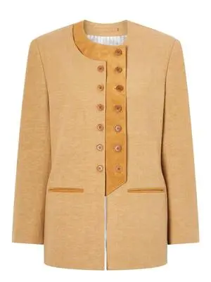 Giuliva Heritage Lara Linen-blend Blazer - Metallic