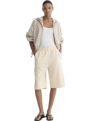 Everlane Lightweight Terry Long Shorts - Parchment