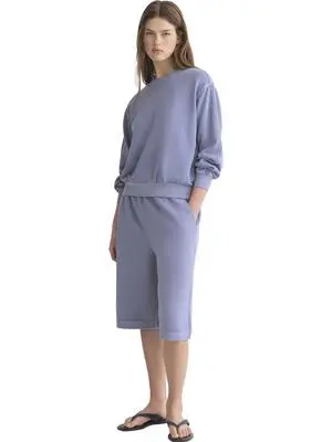 Everlane Lightweight Terry Long Shorts - Velvet Morning Garment Dye
