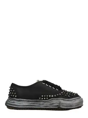 Mihara Yasuhiro Baker Studded Sneakers - Black
