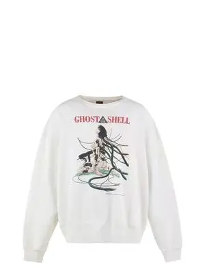 SAINT MXXXXXX Ghost In The Shell Graphic-print Sweatshirt - White