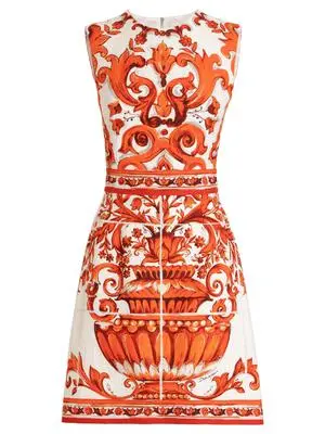 Dolce & Gabbana Majolica-print Dress - Multicolor