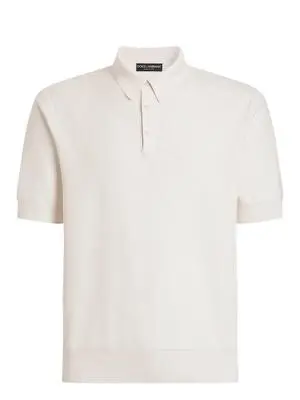Dolce & Gabbana Polo M/c - White