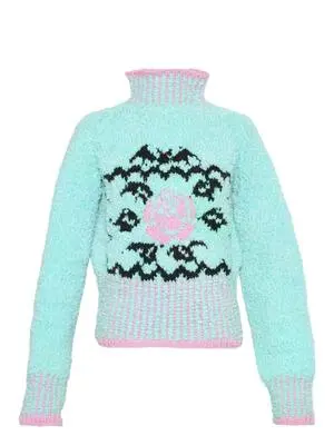 SOPHIA WEBSTER Sophia Webster Marceline Intarsia-Knit Sweater