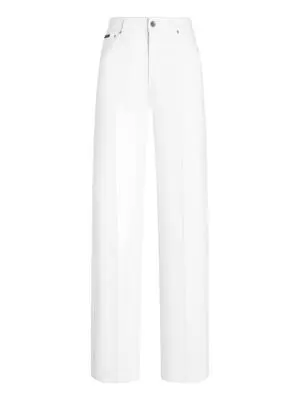 Dolce & Gabbana 5-pocket Flared Leg Trousers - Multicolor