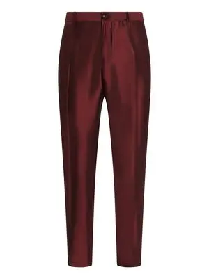 DOLCE & GABBANA Dolce & Gabbana Silk Shantung Trousers