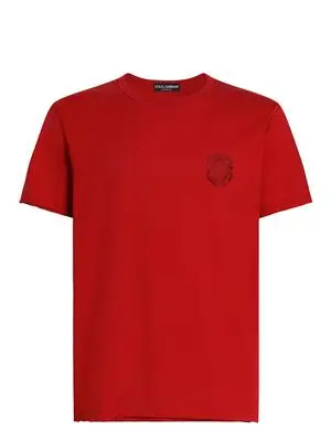Dolce & Gabbana T-shirt M/corta Giro - Red