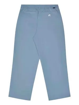 MALBON Magnolia Logo Embroidered Trousers - Blue