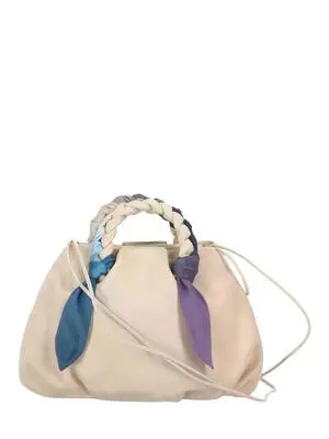 Hereu Bombon Foulard Braided-handle Crossbody Bag - Neutrals