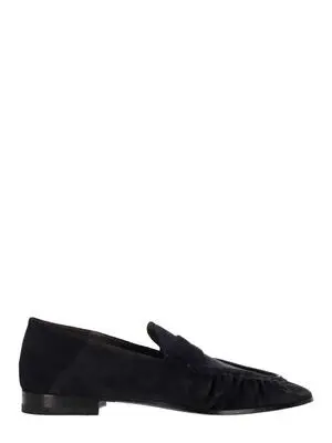 ORTIGNI Ruched Penny Loafers - Blue