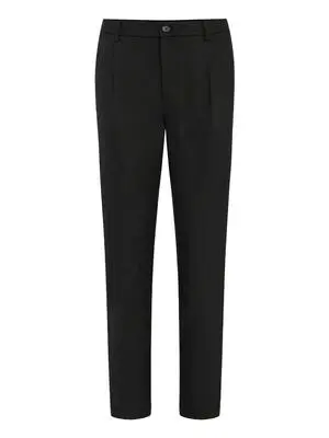 Paul & Shark Dynamic Pleated Chino Trousers - Blue