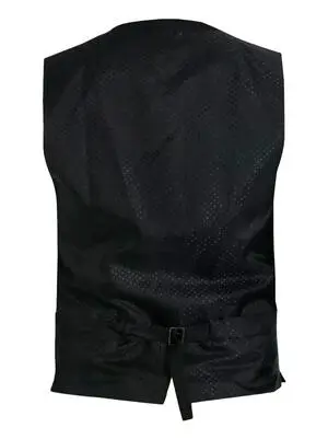 Dolce & Gabbana V-neck Waistcoat - Black