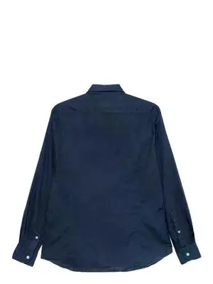 MC2 SAINT BARTH Logo-embroidered Cotton Shirt - Blue