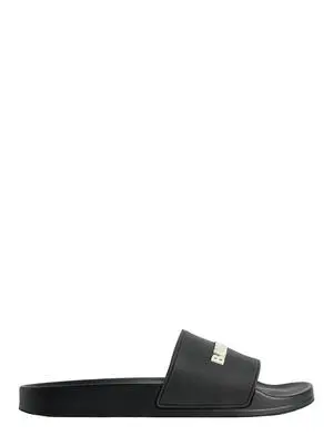 BALENCIAGA Embossed-logo Slides