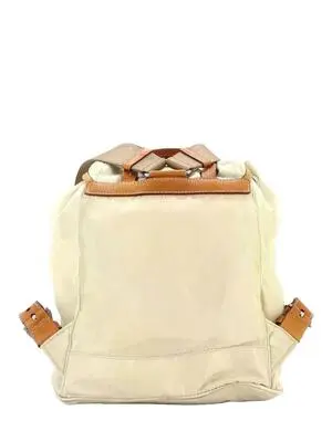 Prada Tessuto Double Pocket Backpack - Neutrals