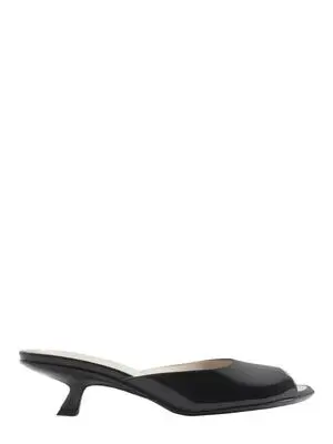 MUGLER Kitten-heel Sandals - Black
