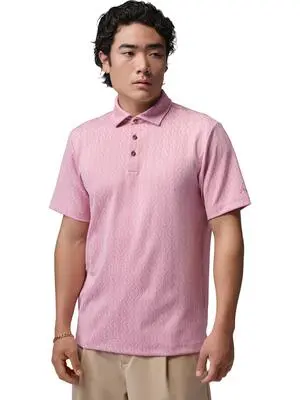 JORDAN Sport Golf Jacquard Polo - Pink