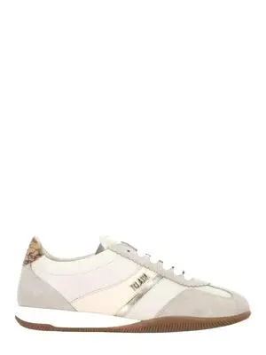 ALVIERO MARTINI 1° CLASSE Geo Map-print Panel Sneakers - Neutrals