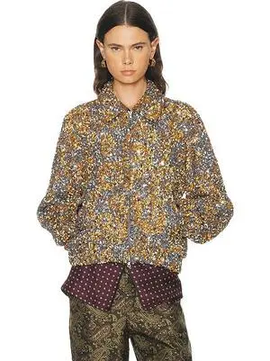 Dries Van Noten Vinnia Sequined Jacket - Silver
