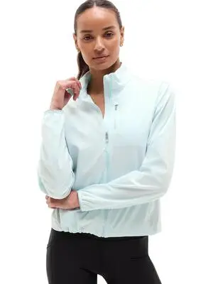 Athleta Sprint Finish Jacket - Sky