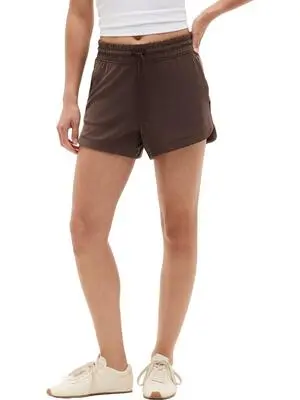 Athleta Seasoft Mid Rise 4" Short - Woodland