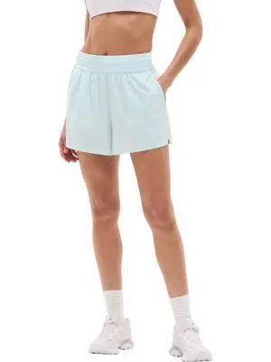 Athleta Athleta Weekender High Rise 3" Running Shorts Sky