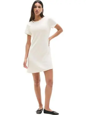 Athleta Seasoft Tee Dress - Bone