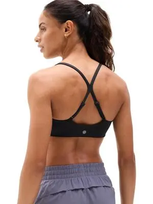 Athleta Invigorate Sports Bra A-C Black