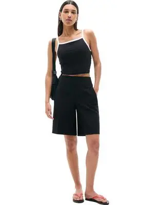 Athleta Athleta Endless Bermuda 10" Shorts Black