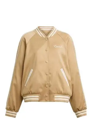 COACH OUTLET Reversible Signature Varsity Jacket - Beige