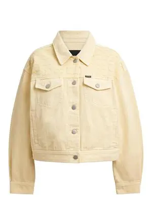 COACH OUTLET Garment Dyed Denim Jacket - Straw