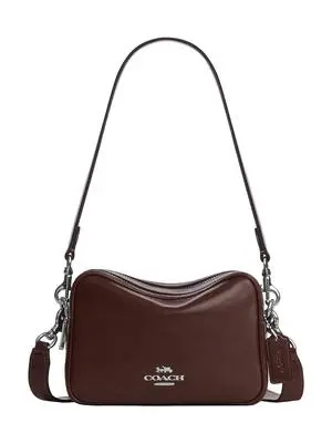 COACH OUTLET Mini Carey Crossbody Bag - Silver/maple