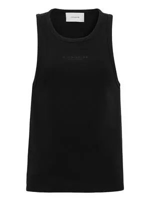 COACH OUTLET Coach Ribbed Tank Top - Black