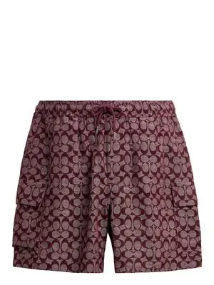 COACH OUTLET COACH Signature Camp Shorts Currant