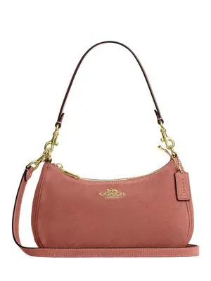 COACH OUTLET Teri Shoulder Bag In Refined Pebble Leather - Gold/blush Pink