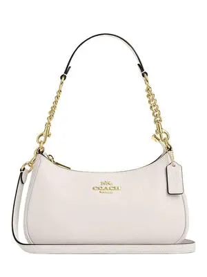 COACH OUTLET Teri Shoulder Bag In Refined Pebble Leather - Gold/chalk