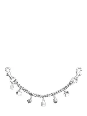 COACH OUTLET Coach Silver Swagger Chain With Charms - Silver/silver