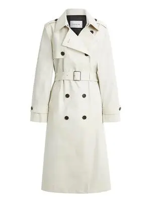 COACH OUTLET Coach Long Trench Coat - Ecru