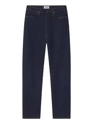 AGOLDE 90s Pinch Waist Long Jean In Dark Wash - Reissue