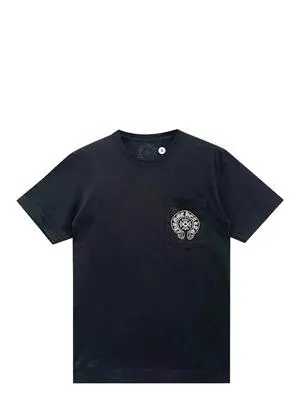 Chrome Hearts Las Vegas Exclusive Horseshoe Logo Chest-pocket T-shirt - Black