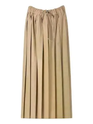 Fabiana Filippi Pleated Maxi Skirt - Neutrals