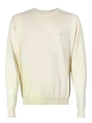 Etro Embroidered Logo Crew Neck Sweater - Neutrals