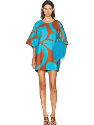 Dries Van Noten Dekkora Dress - Turquoise